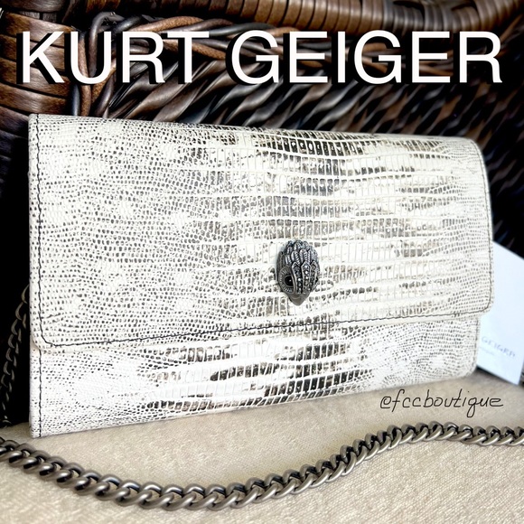 Kurt Geiger | Bags | Kurt Geiger Nwt Kensington Wallet Clutch On Chain ...